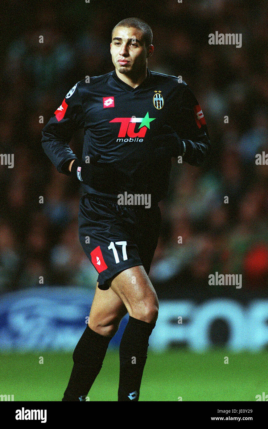 DAVID TREZEGUET JUVENTUS CELTIC PARK GLASGOW 31 October 2001 Stock ...