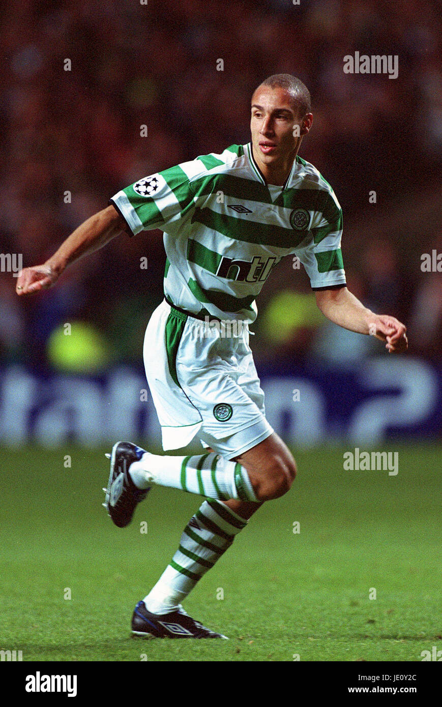 HENRIK LARSSON GLASGOW CELTIC FC CELTIC PARK GLASGOW 31 October 2001 ...