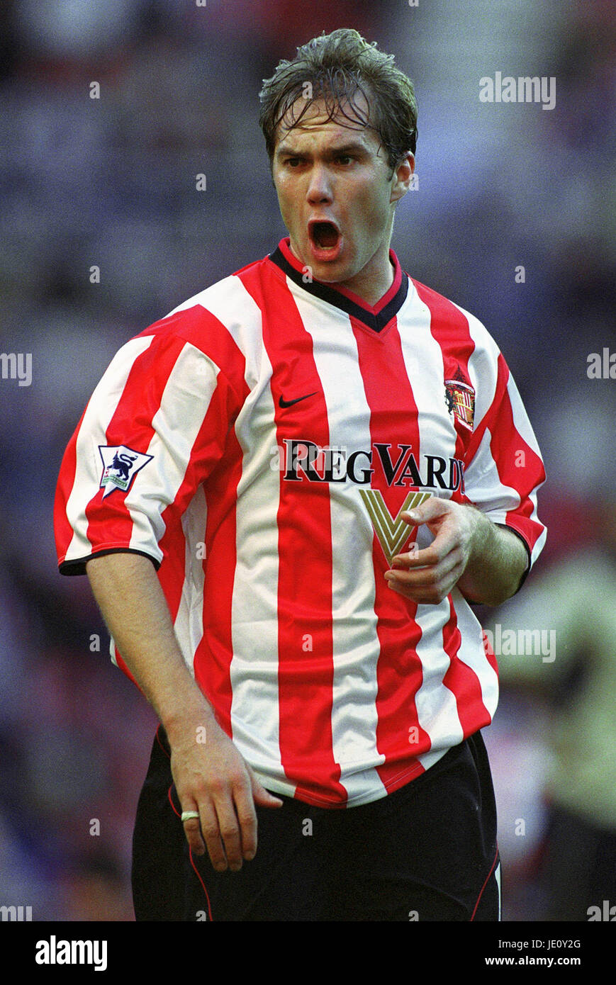 JASON MCATEER SUNDERLAND FC STADIUM OF LIGHT SUNDERLAND 29 October 2001 ...