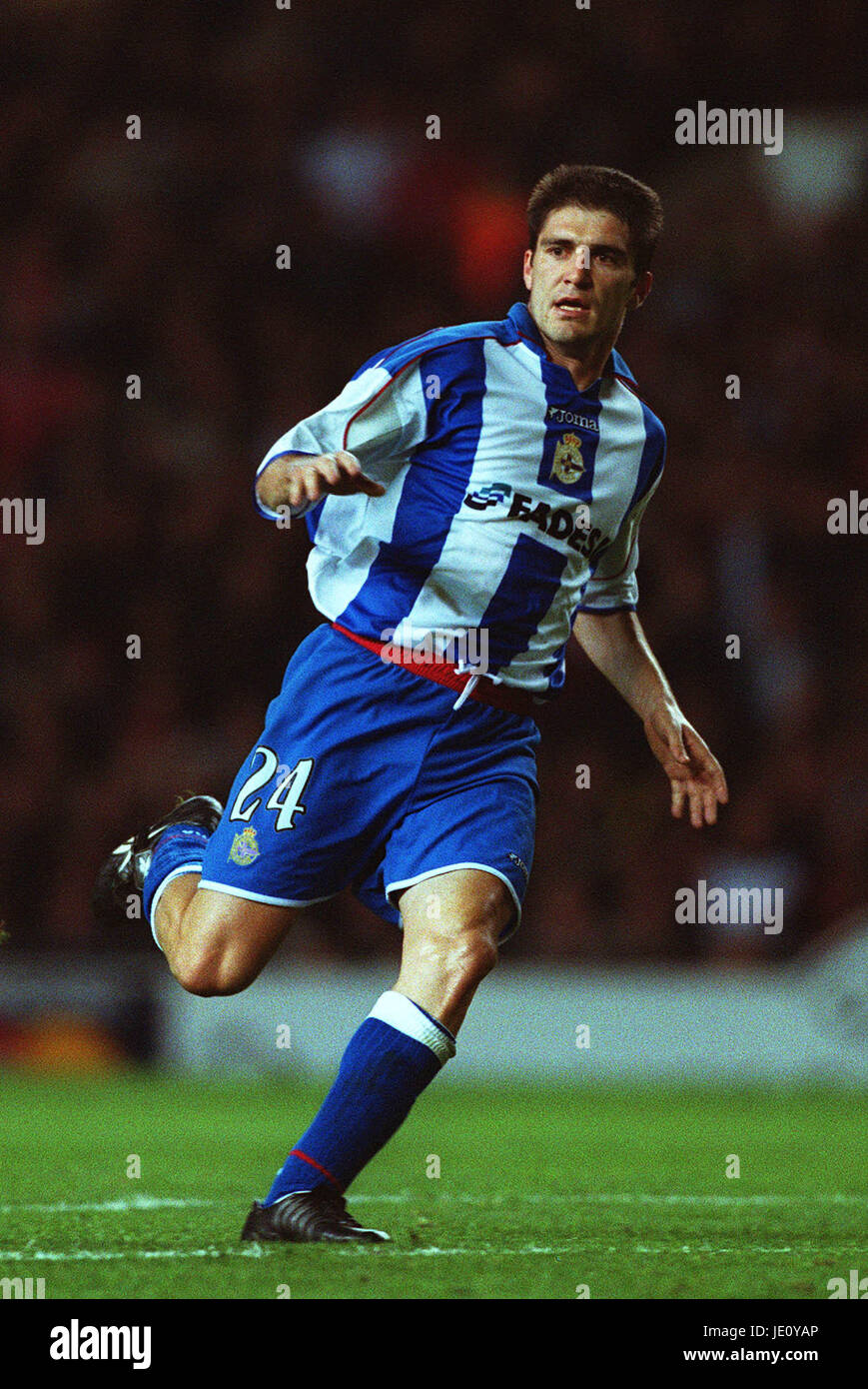 HECTOR BERENGUEL DEPORTIVO LA CORUNA OLD TRAFFORD MANCHESTER 17 October ...