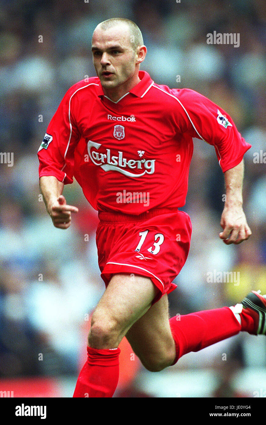 DANNY MURPHY LIVERPOOL FC ANFIELD LIVERPOOL 13 October 2001 Stock Photo ...