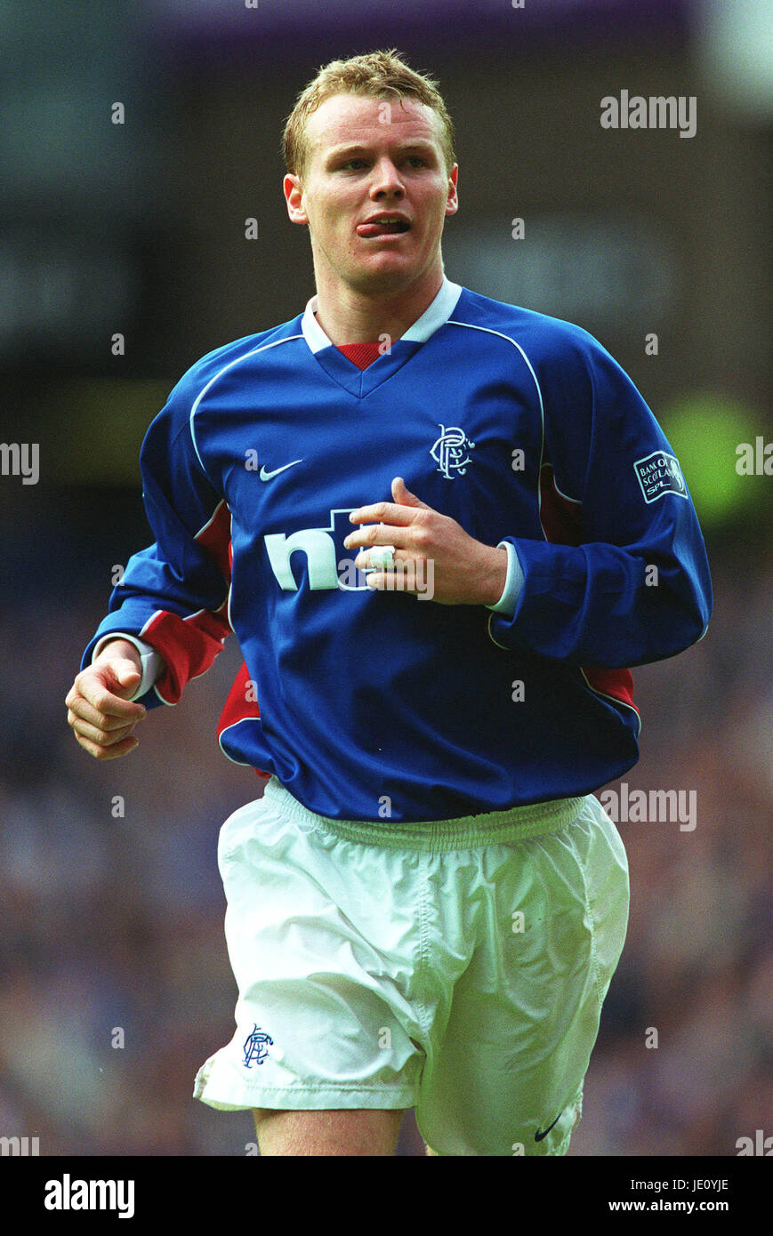 MICHAEL BALL GLASGOW RANGERS FC IBROX GLASGOW SCOTLAND 13 October 2001 ...