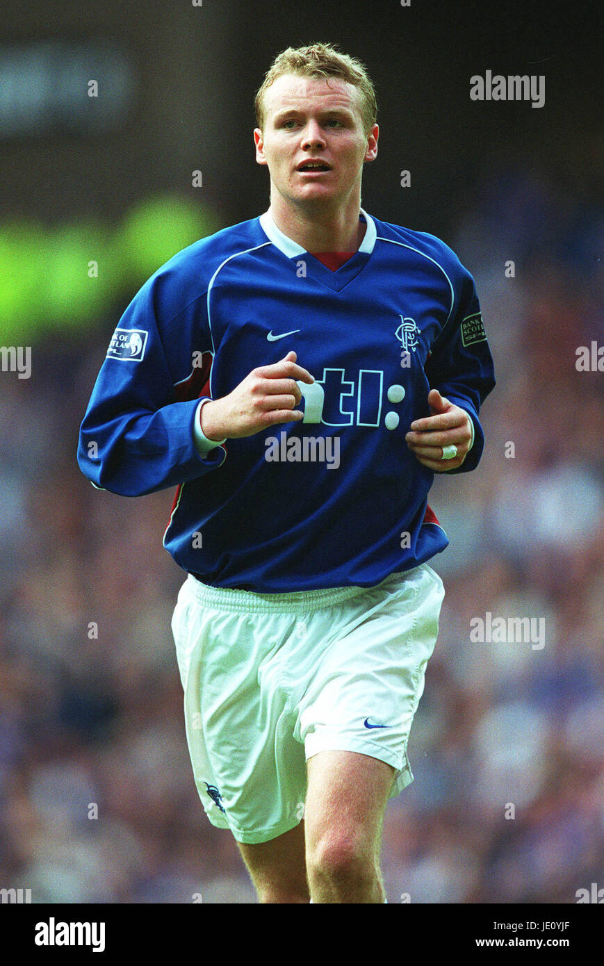 MICHAEL BALL GLASGOW RANGERS FC IBROX GLASGOW SCOTLAND 13 October 2001 ...