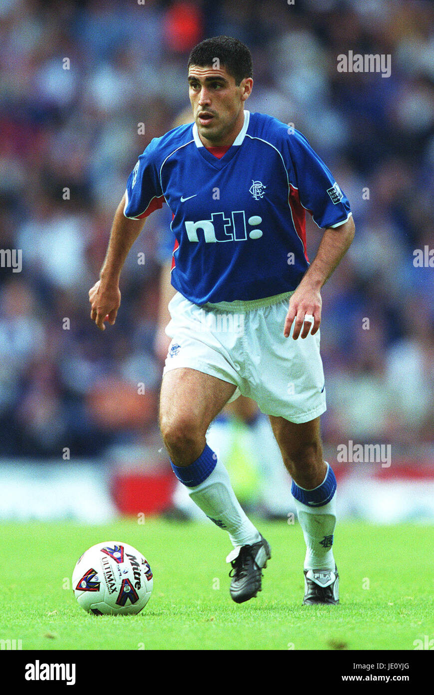 CLAUDIO REYNA GLASGOW RANGERS FC IBROX GLASGOW SCOTLAND 13 October 2001 ...