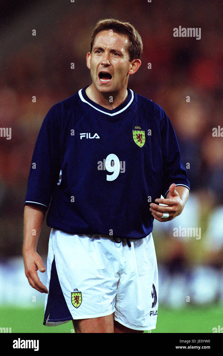 BILLY DODDS SCOTLAND & GLASGOW RANGERS FC STADE ROI BAUDOUIN BRUSSELS ...