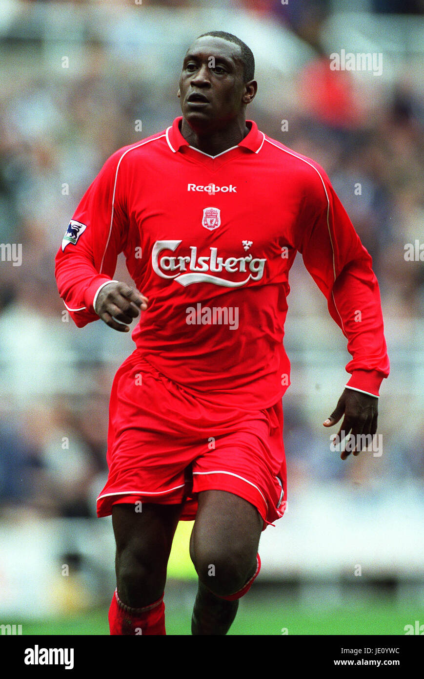 EMILE HESKEY LIVERPOOL FC ST.JAMES PARK NEWCASTLE 30 September 2001 ...