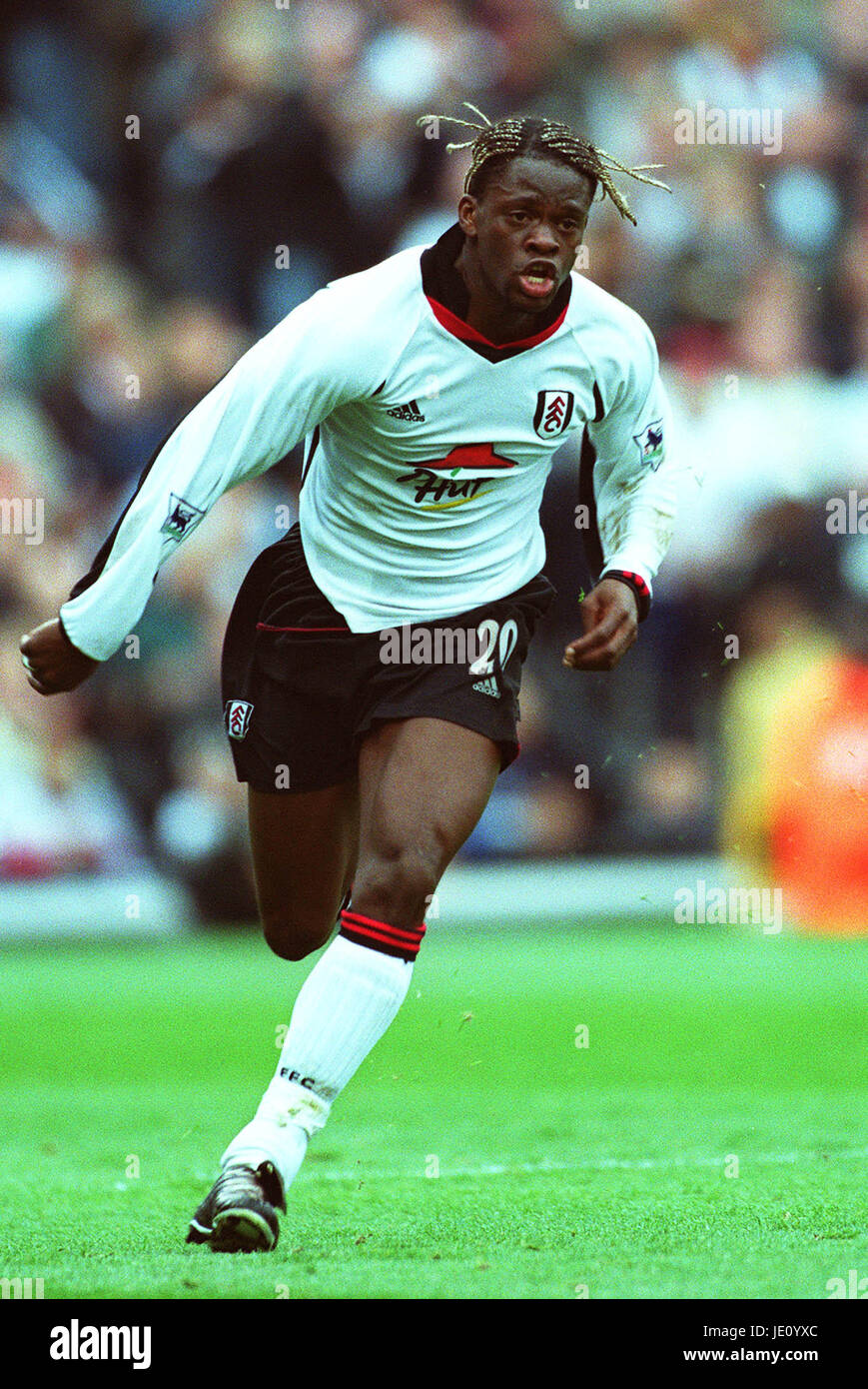 LOUIS SAHA FULHAM FC FULHAM LONDON ENGLAND 30 September 2001 Stock ...