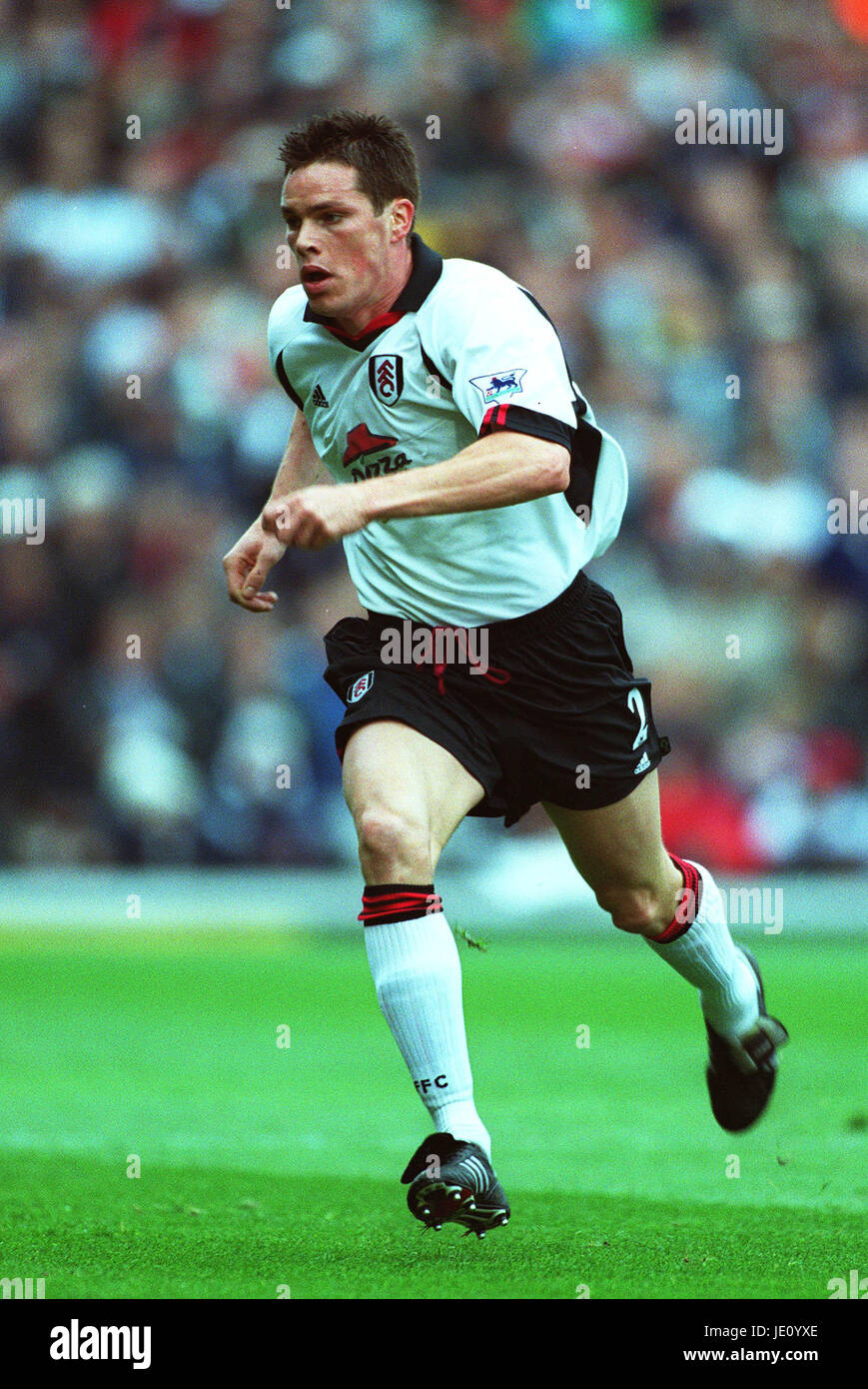 STEVE FINNAN FULHAM FC FULHAM LONDON ENGLAND 30 September 2001 Stock ...