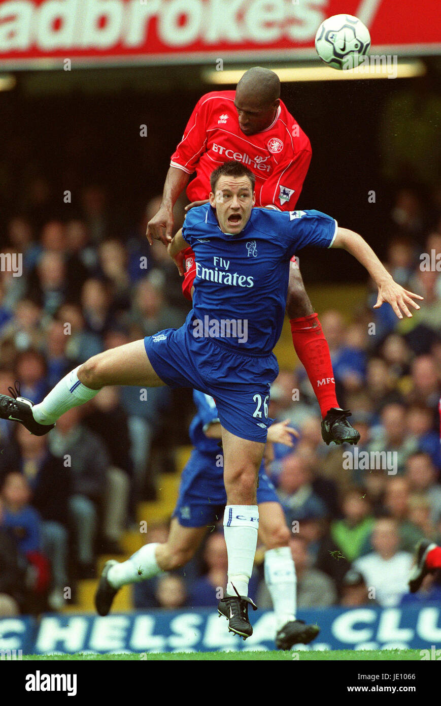 BRIAN DEANE & JOHN TERRY CHELSEA V MIDDLESBROUGH STAMFORD BRIDGE ...