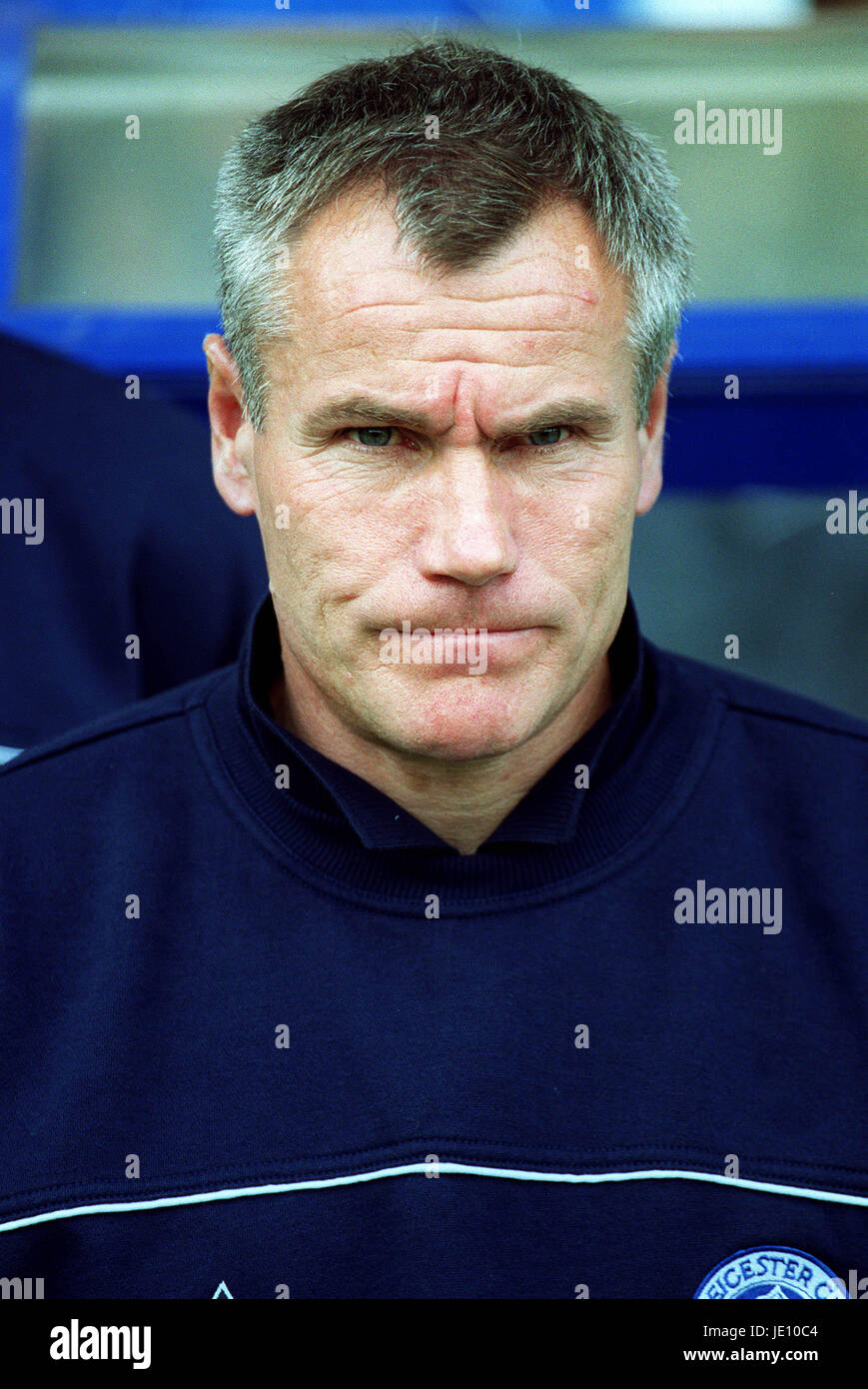 PETER TAYLOR LEICESTER CITY FC MANAGER 22 September 2001 Stock Photo ...