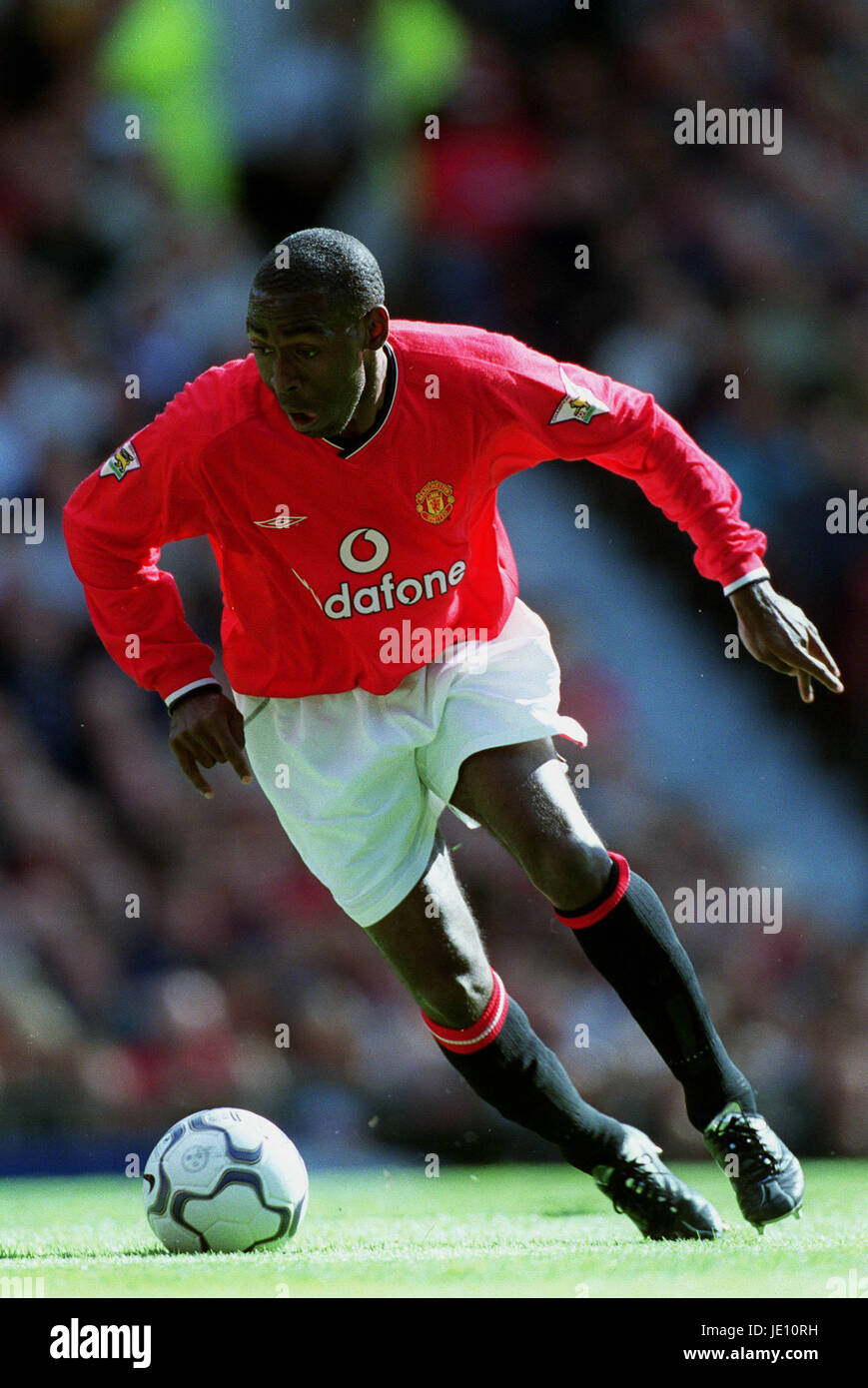 ANDY COLE MANCHESTER UNITED FC OLD TRAFFORD MANCHESTER 08 September ...