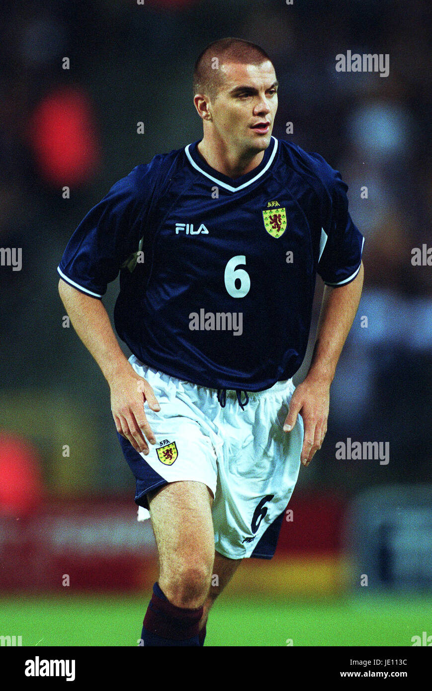 DOMINIC MATTEO SCOTLAND & LEEDS UNITED FC BRUSSELS STADE ROI BAUDOUIN ...