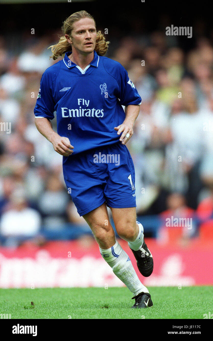 EMMANUEL PETIT CHELSEA FC LONDON STAMFORD BRIDGE LONDON 19 August 2001 ...