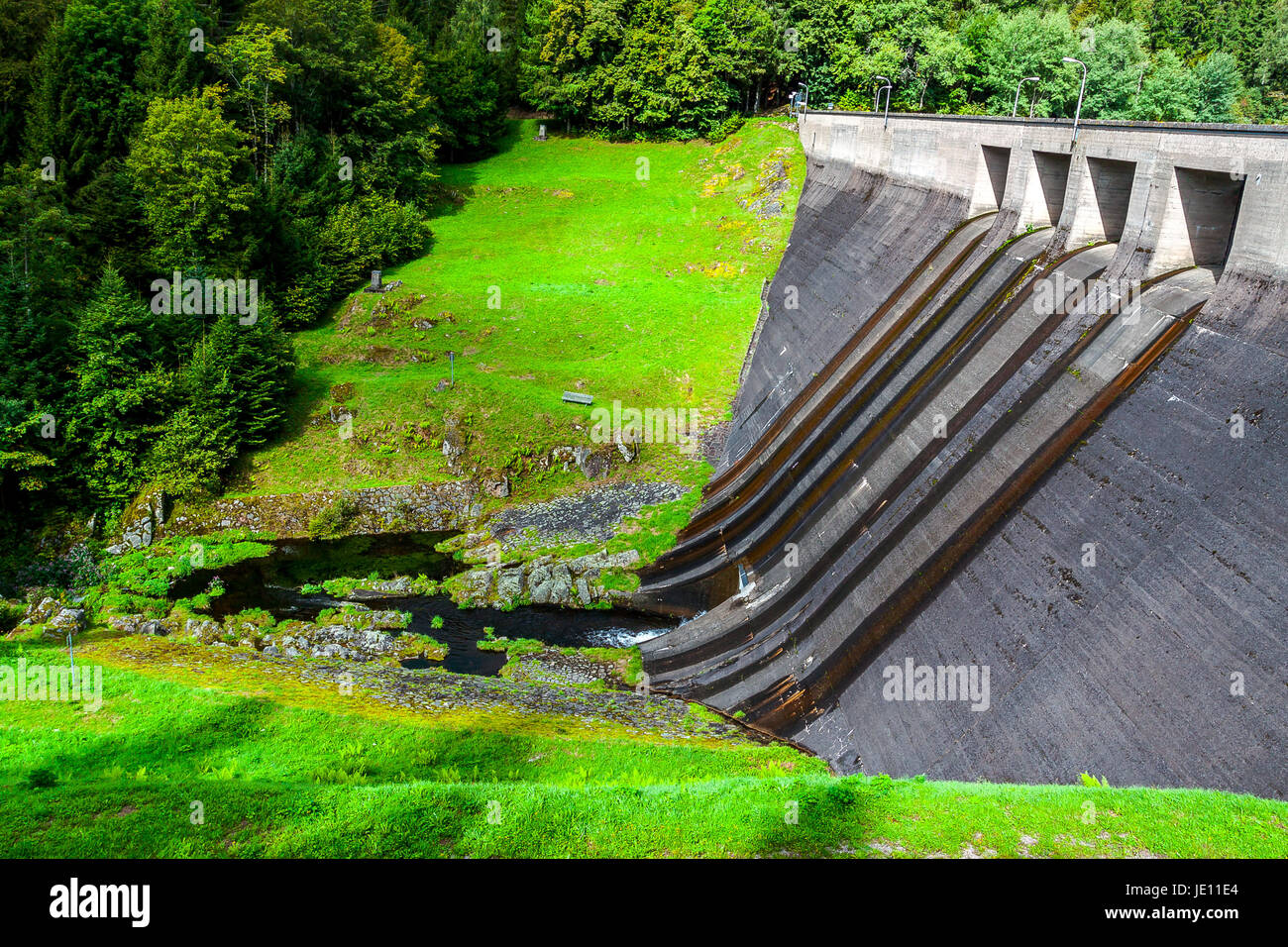 Staudamm im Hochschwarzwald Stock Photo - Alamy