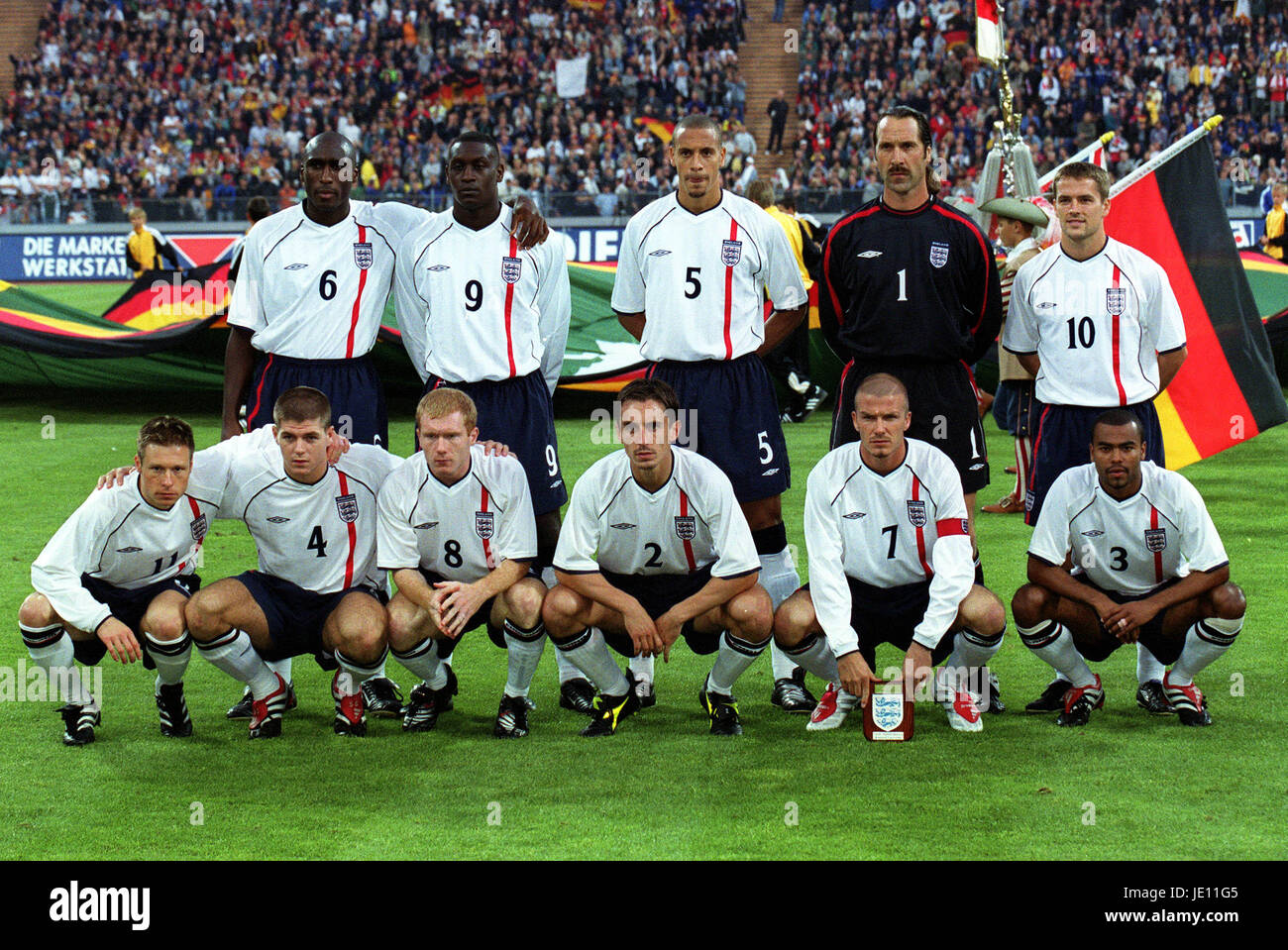 ENGLAND TEAM GROUP GERMANY V ENGLAND MUNICH OLYMPIC STADIUM MUNICH 01 ...
