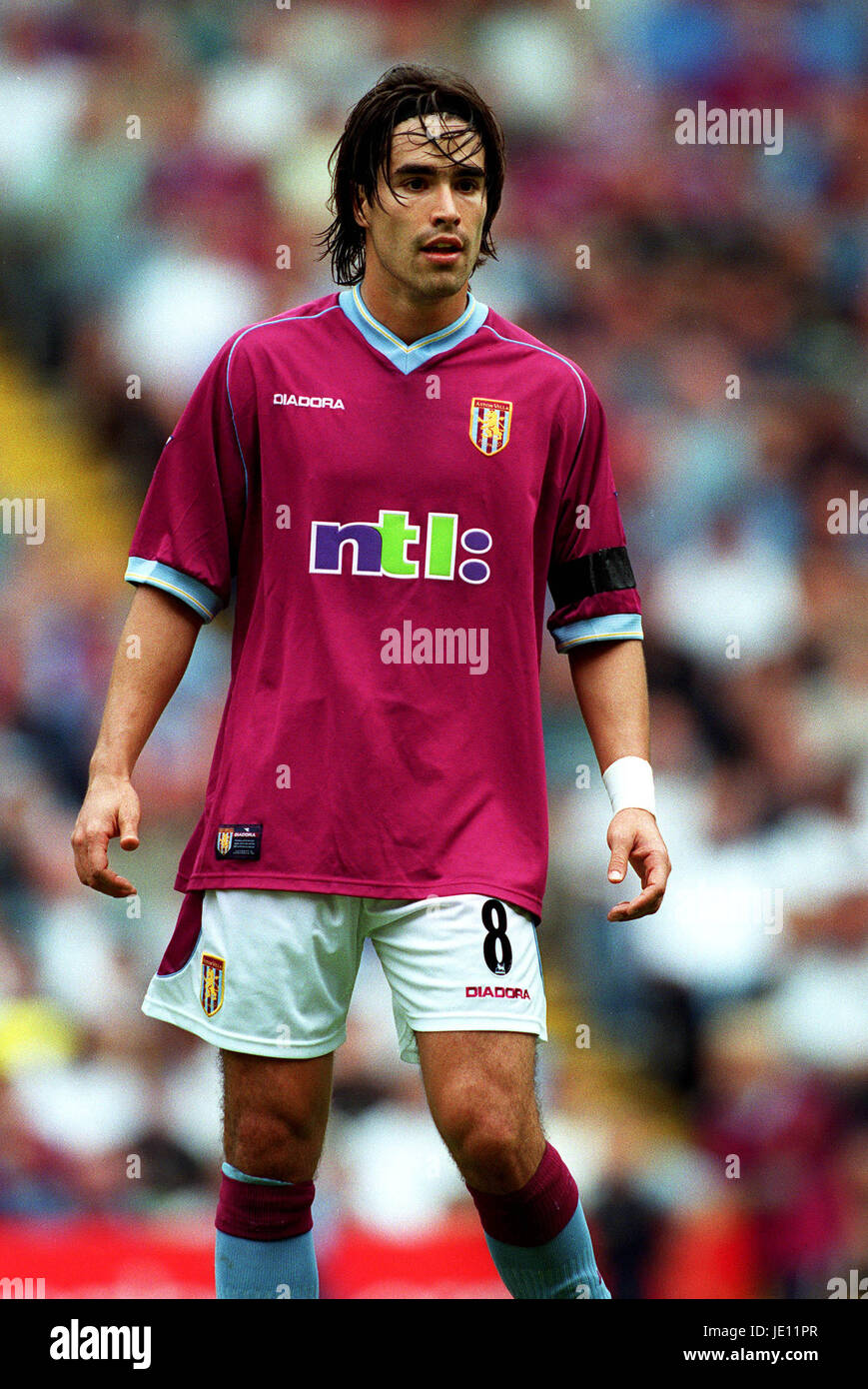 JUAN PABLO ANGEL ASTON VILLA FC ASTON VILLA V MANCHESTER UTD VILLA PARK ...