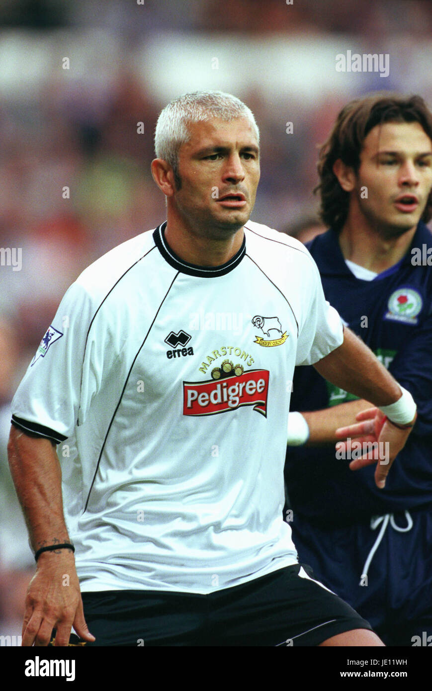 FABRIZIO RAVANELLI DERBY COUNTY FC PRIDE PARK DERBY ENGLAND 18 August ...