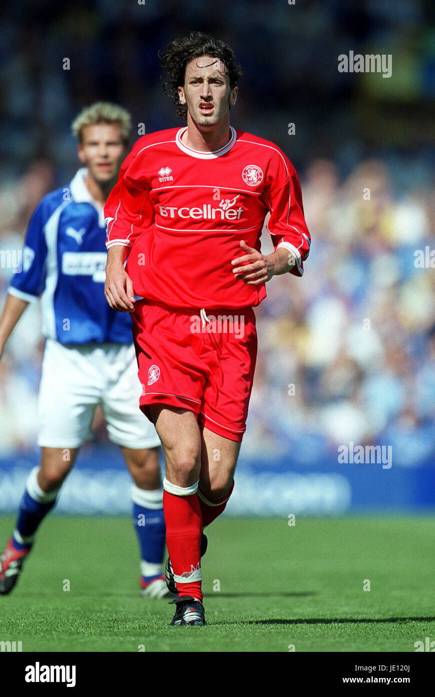 JONATHAN GREENING MIDDLESBROUGH FC 25 August 2001 Stock Photo - Alamy