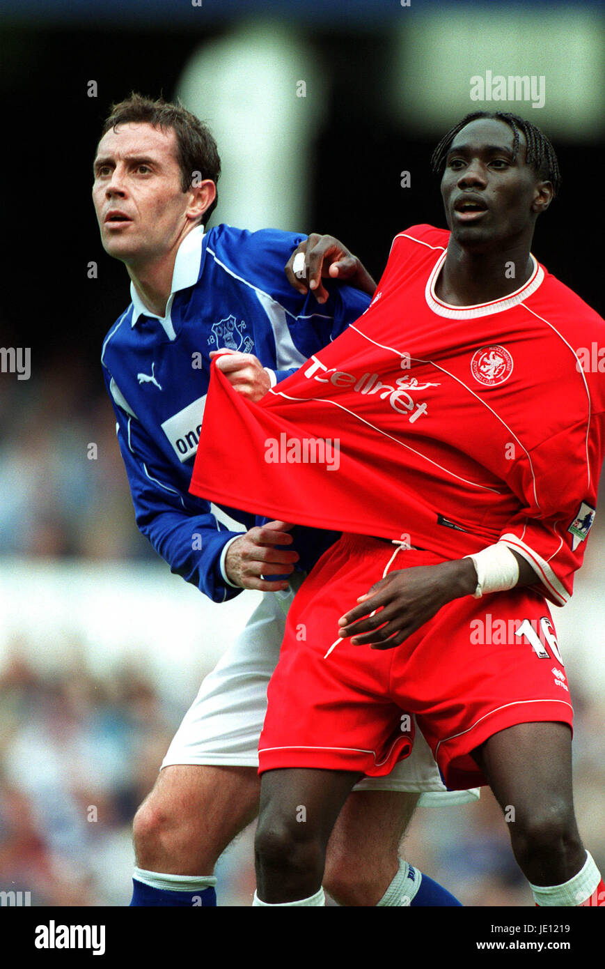DAVID WEIR & JOSEPH DESIRE JOB EVERTON V MIDDLESBROUGH LIVERPOOL ...