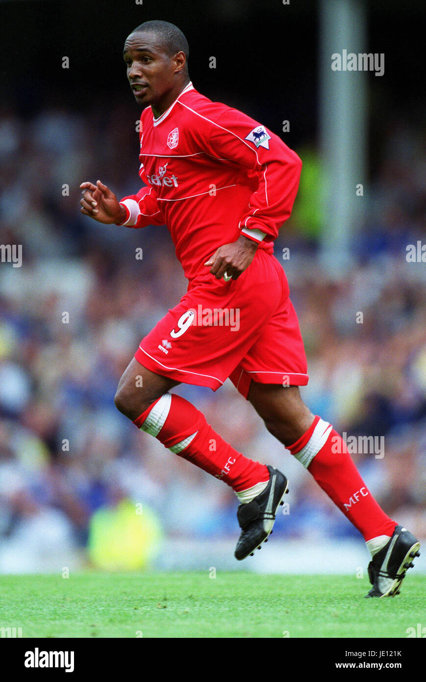 PAUL INCE MIDDLESBROUGH FC LIVERPOOL GOODISON PARK 25 August 2001 Stock ...