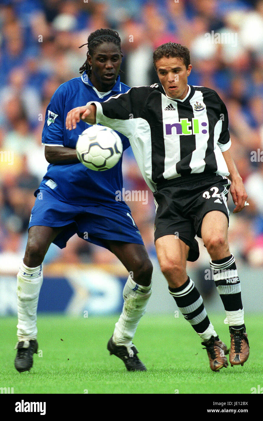 MARIO MELCHIOT LAURENT ROBERT CHELSEA V NEWCASTLE UNITED 19 August 2001 ...