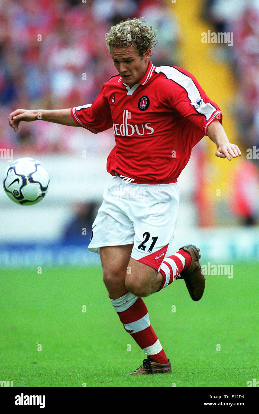 JONATAN JOHANSSON CHARLTON ATHLETIC FC 18 August 2001 Stock Photo - Alamy