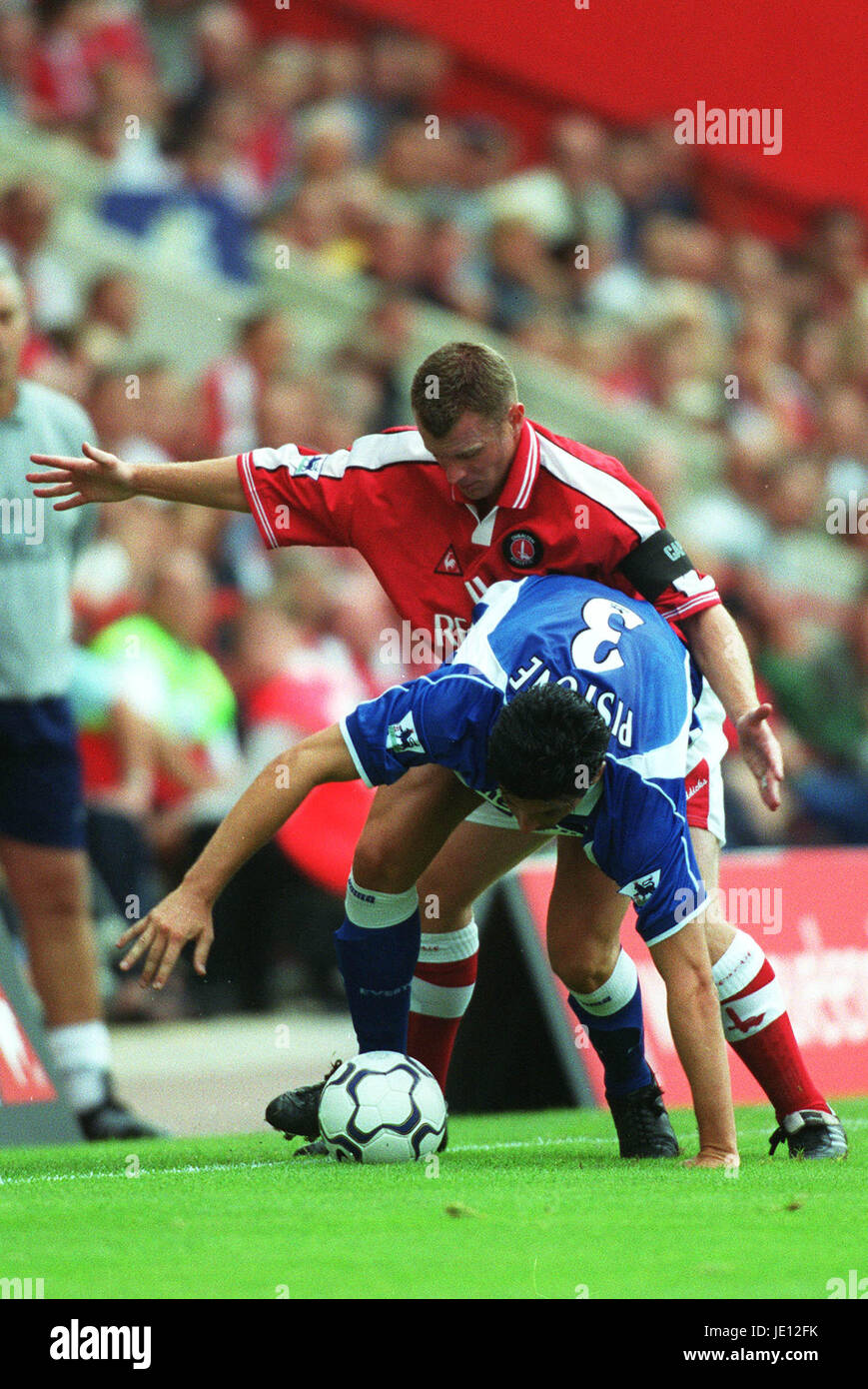 A PISTONE & G STUART CHARLTON ATHLETIC V EVERTON 18 August 2001 Stock ...