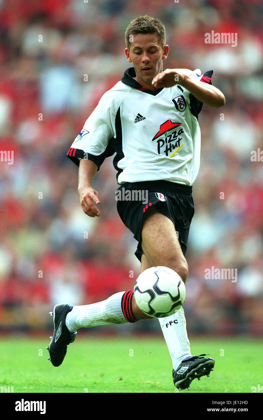 JON HARLEY FULHAM FC MANCHESTER OLD TRAFFORD MANCHESTER 19 August 2001 ...