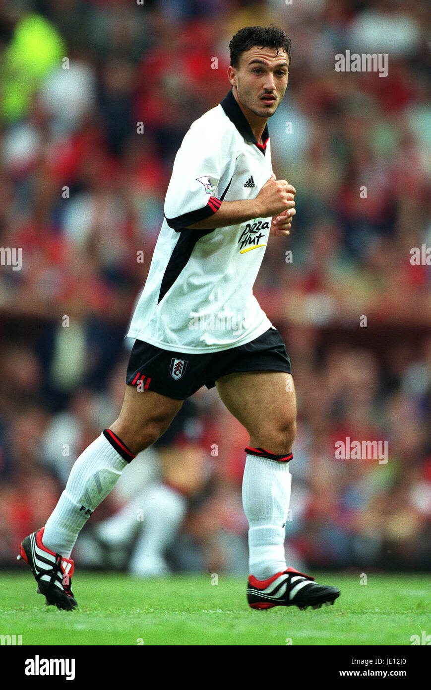 STEED MALBRANQUE FULHAM FC MANCHESTER OLD TRAFFORD MANCHESTER 19 August ...