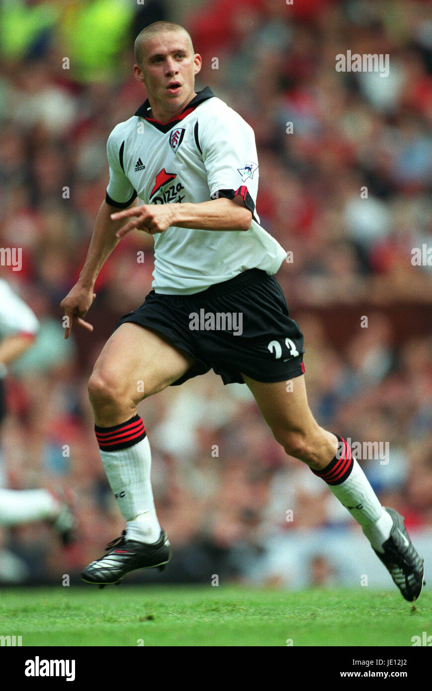 SEAN DAVIS FULHAM FC MANCHESTER OLD TRAFFORD MANCHESTER 19 August 2001 ...