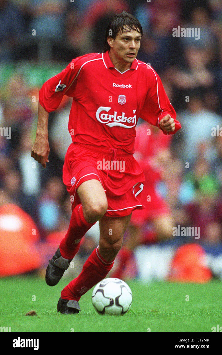 JARI LITMANEN LIVERPOOL FC ANFIELD LIVERPOOL ENGLAND 18 August 2001 ...