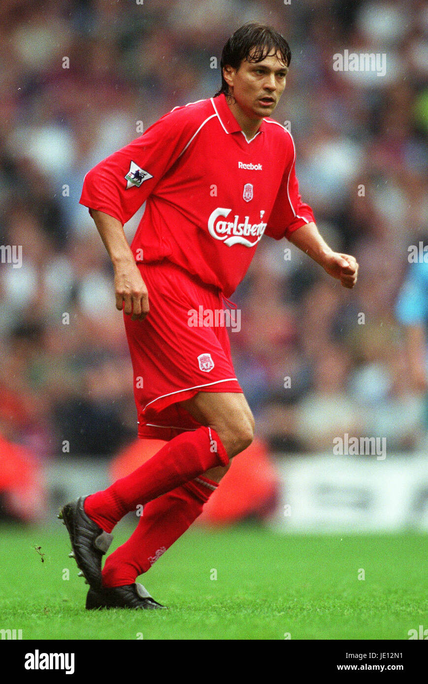 JARI LITMANEN LIVERPOOL FC ANFIELD LIVERPOOL ENGLAND 18 August 2001 ...