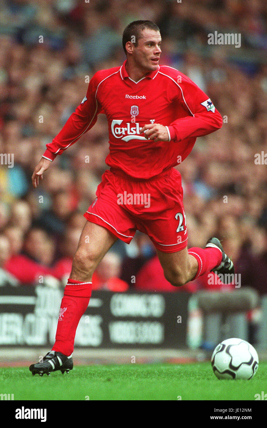 JAMIE CARRAGHER LIVERPOOL FC ANFIELD LIVERPOOL ENGLAND 18 August 2001 ...