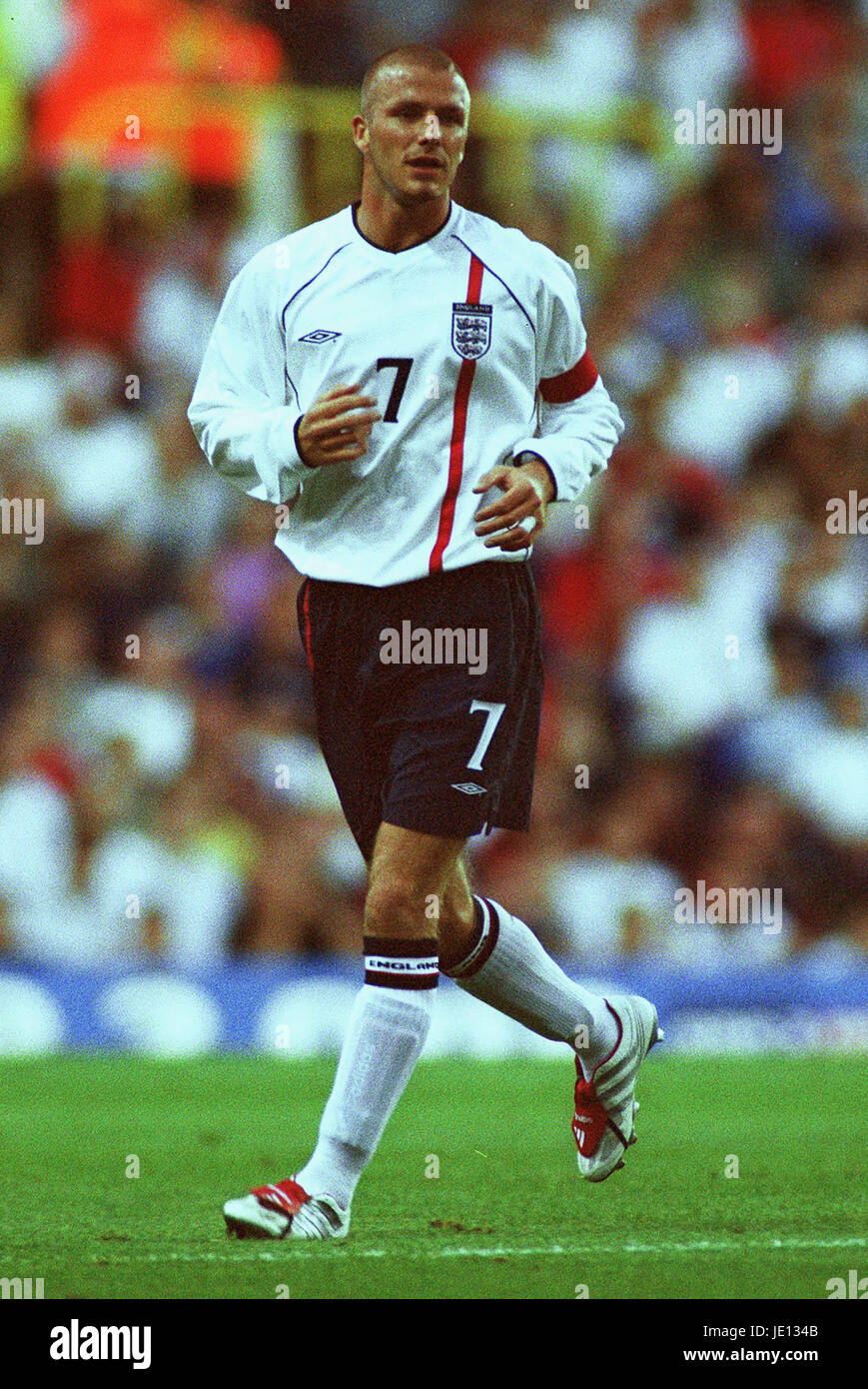 DAVID BECKHAM ENGLAND & MANCHESTER UNITED FC LONDON WHITE HART LANE ...