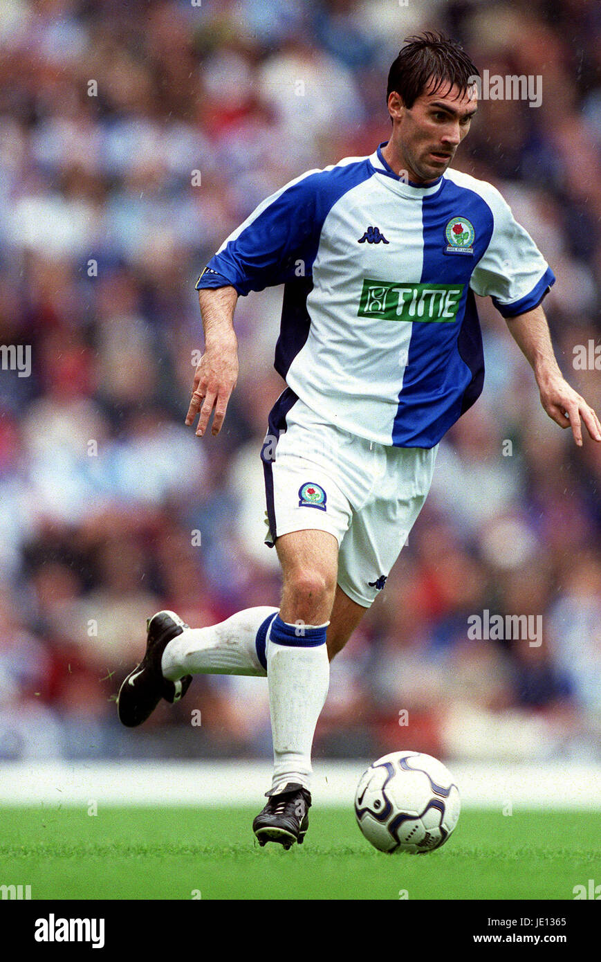 KEITH GILLESPIE BLACKBURN ROVERS FC 14 August 2001 Stock Photo - Alamy