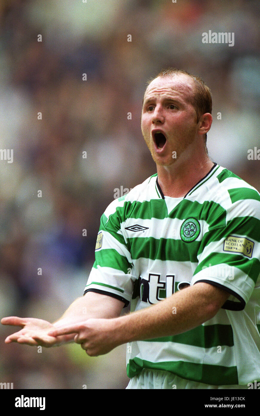 JOHN HARTSON GLASGOW CELTIC FC CELTIC PARK GLASGOW SCOTLAND 11 August ...