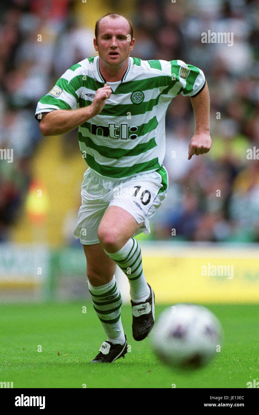 JOHN HARTSON GLASGOW CELTIC FC CELTIC PARK GLASGOW SCOTLAND 11 August ...