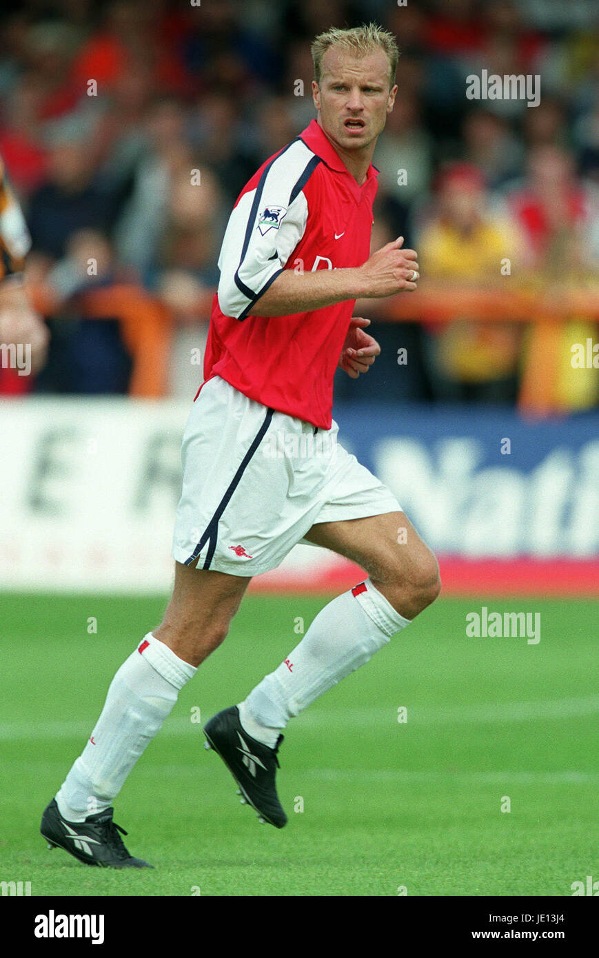 DENNIS BERGKAMP ARSENAL FC LONDON BARNET V ARSENAL 11 August 2001 Stock ...
