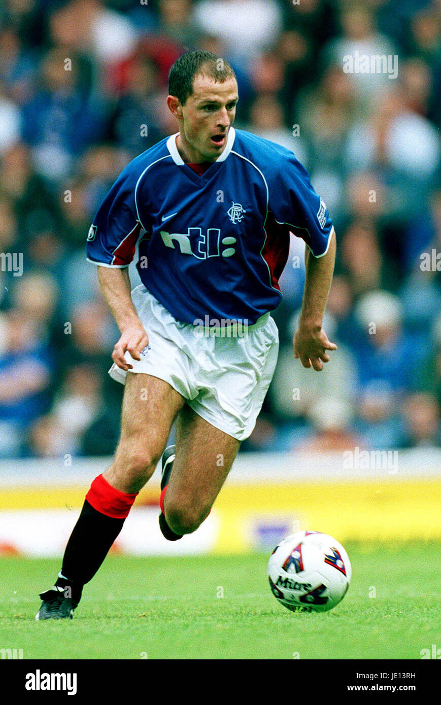 ALLAN JOHNSTON GLASGOW RANGERS FC IBROX GLASGOW 04 August 2001 Stock ...