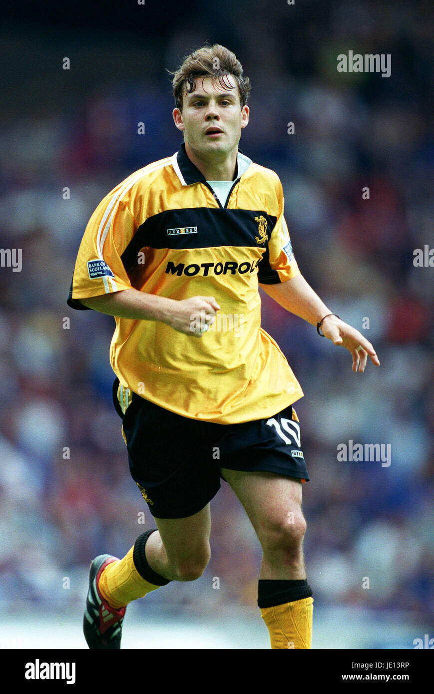 DAVID FERNANDEZ LIVINGSTON FC IBROX GLASGOW 04 August 2001 Stock Photo ...