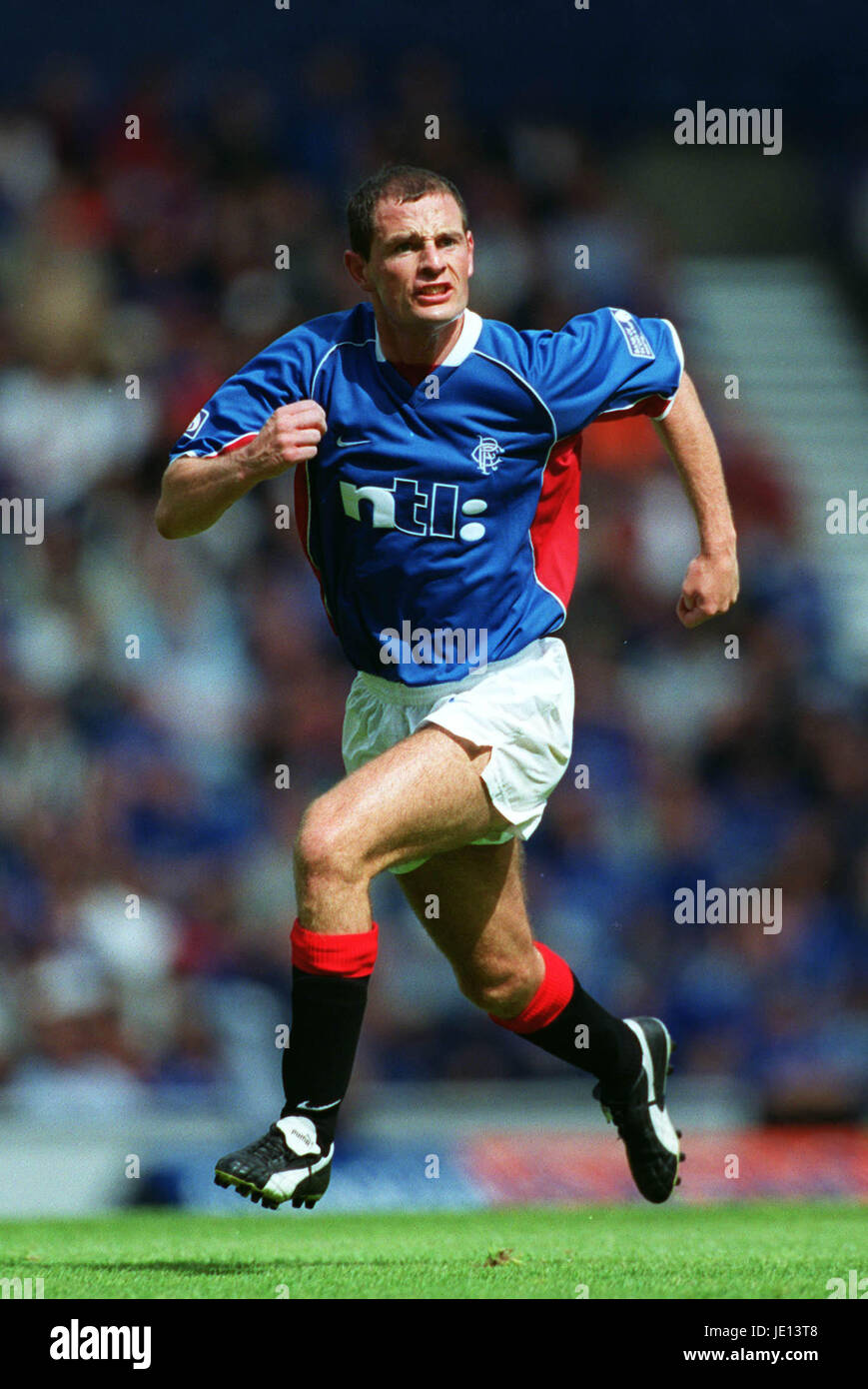 ALLAN JOHNSTON GLASGOW RANGERS FC IBROX GLASGOW 04 August 2001 Stock ...