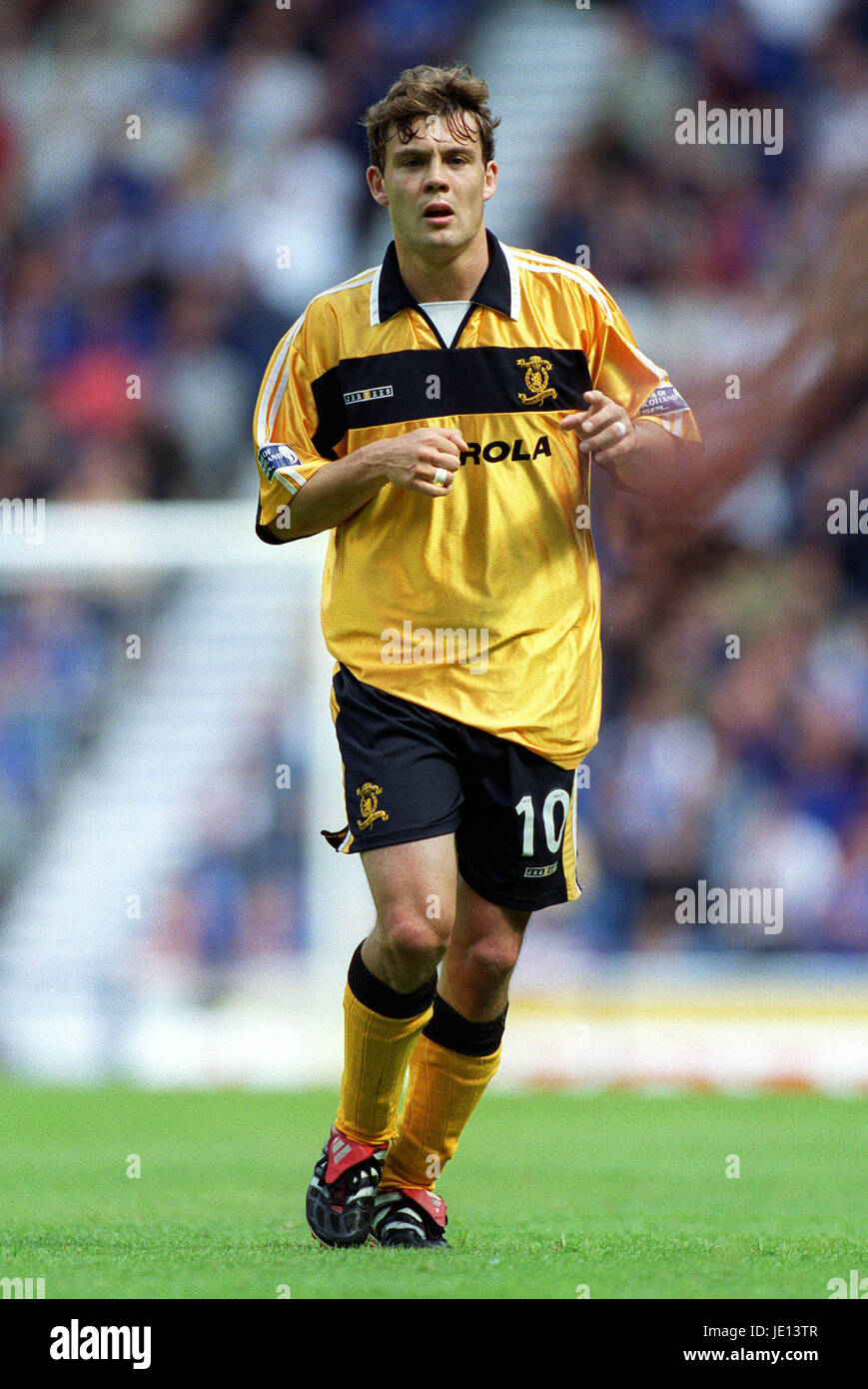 DAVID FERNANDEZ LIVINGSTON FC IBROX GLASGOW 04 August 2001 Stock Photo ...
