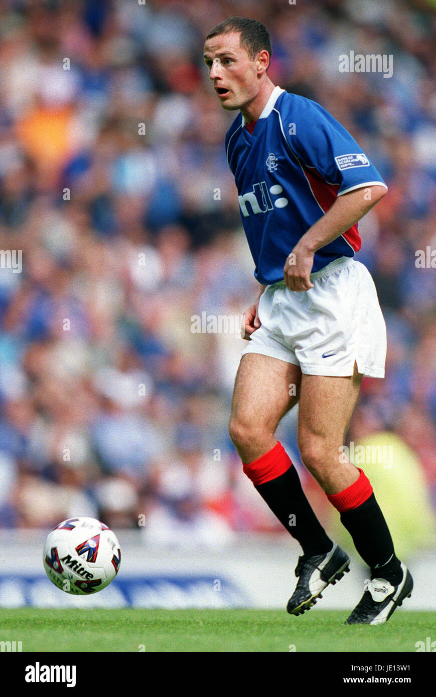 ALLAN JOHNSTON GLASGOW RANGERS FC IBROX GLASGOW 04 August 2001 Stock ...