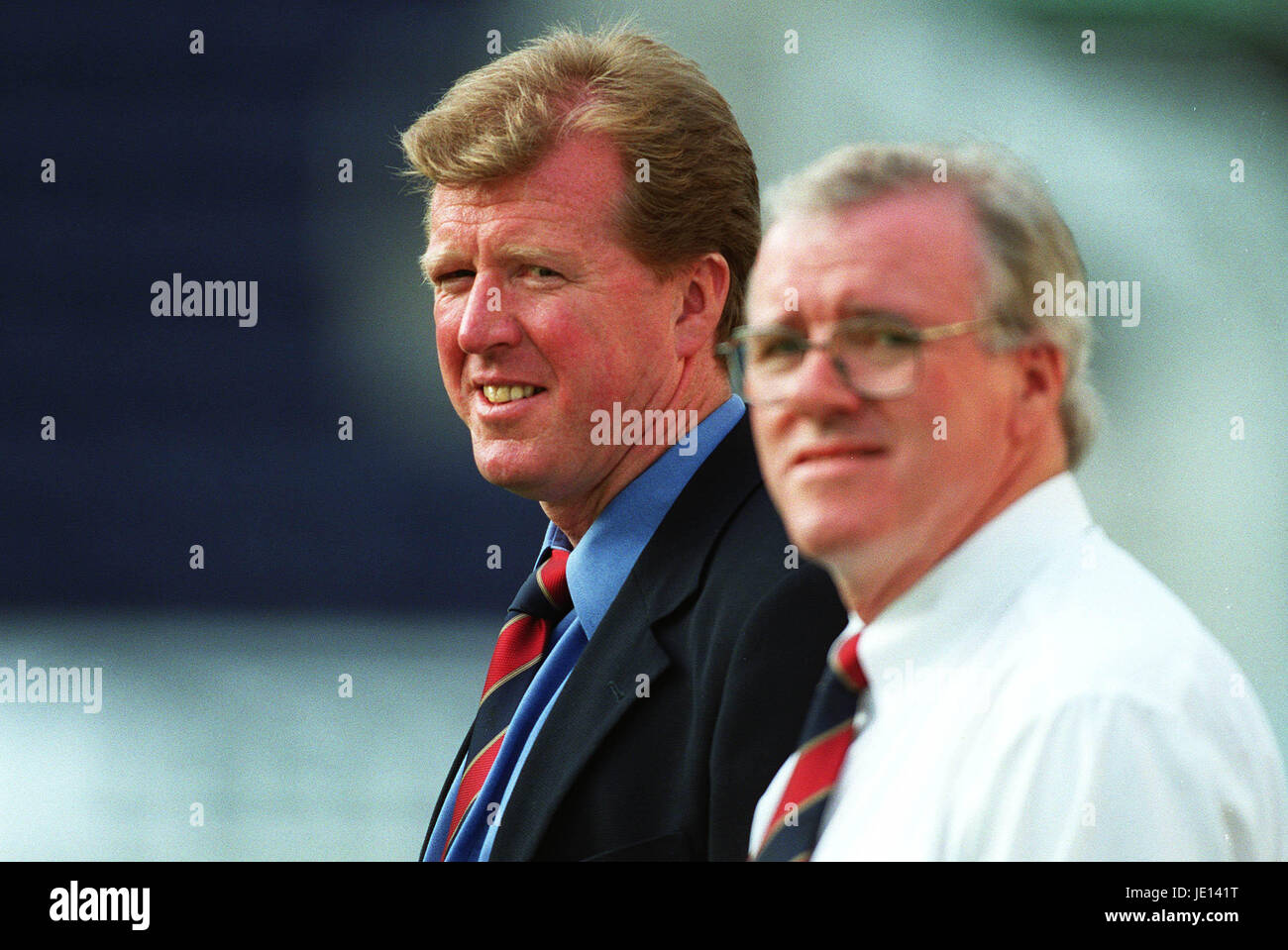 England manager steve mcclaren and bill beswick hi-res stock ...