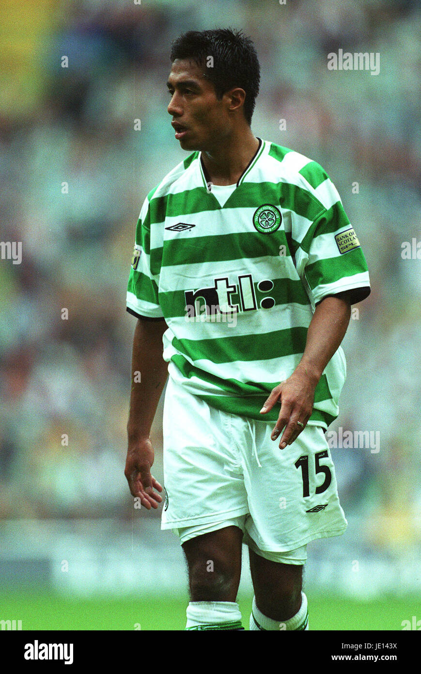 BOBBY PETTA GLASGOW CELTIC FC GLASGOW CELTIC PARK GLASGOW 28 July 2001 ...