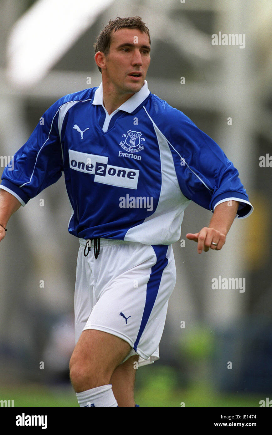 ALAN STUBBS EVERTON FC PRESTON PRESTON V EVERTON 28 July 2001 Stock ...
