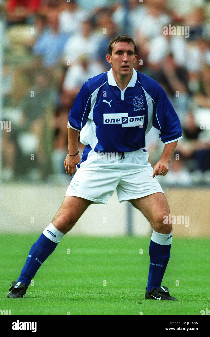 ALAN STUBBS EVERTON FC PRESTON PRESTON V EVERTON 28 July 2001 Stock ...