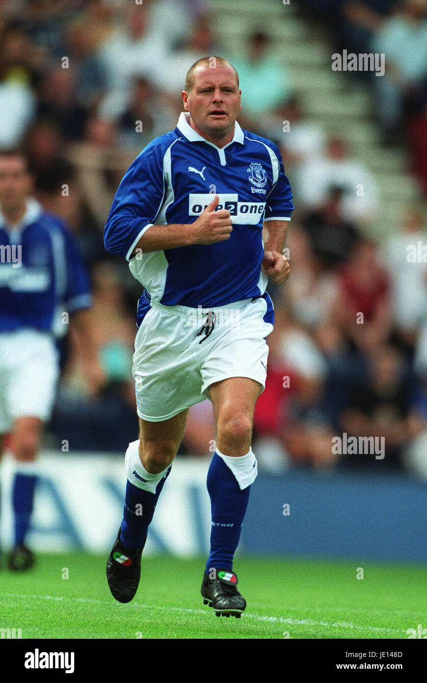 PAUL GASCOIGNE EVERTON FC PRESTON PRESTON V EVERTON 28 July 2001 Stock ...