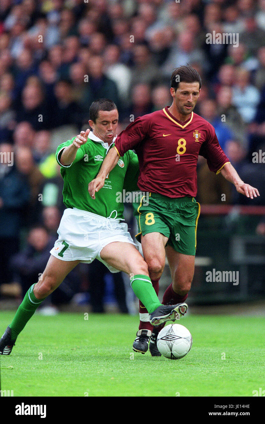 PEDRO BARBOSA & GARY KELLY REPUBLIC OF IRELAND V PORTUGAL LANSDOWNE ...