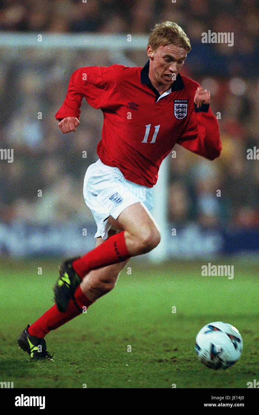 LUKE CHADWICK ENGLAND U21 & MANCHESTER UTD OAKWELL BARNSLEY ENGLAND 23 ...